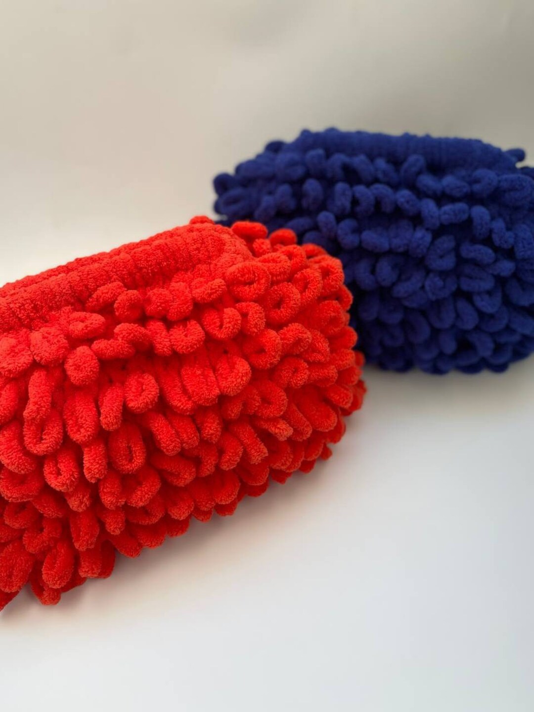 Crochet Fluffy Bag, Puffy Pouch Clutch, Evening Crochet Pouch Bag ...