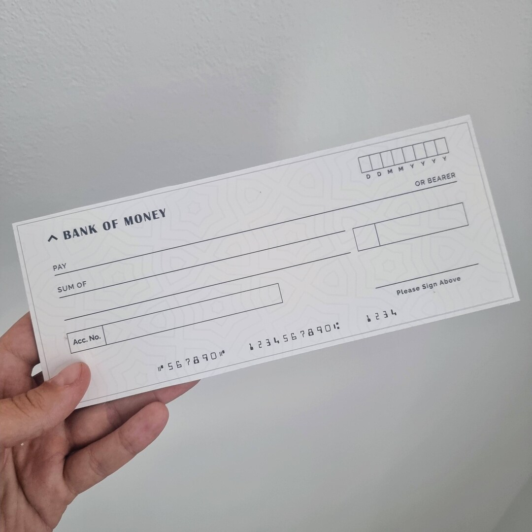 Big Cheque, Funny Birthday Gift - Etsy