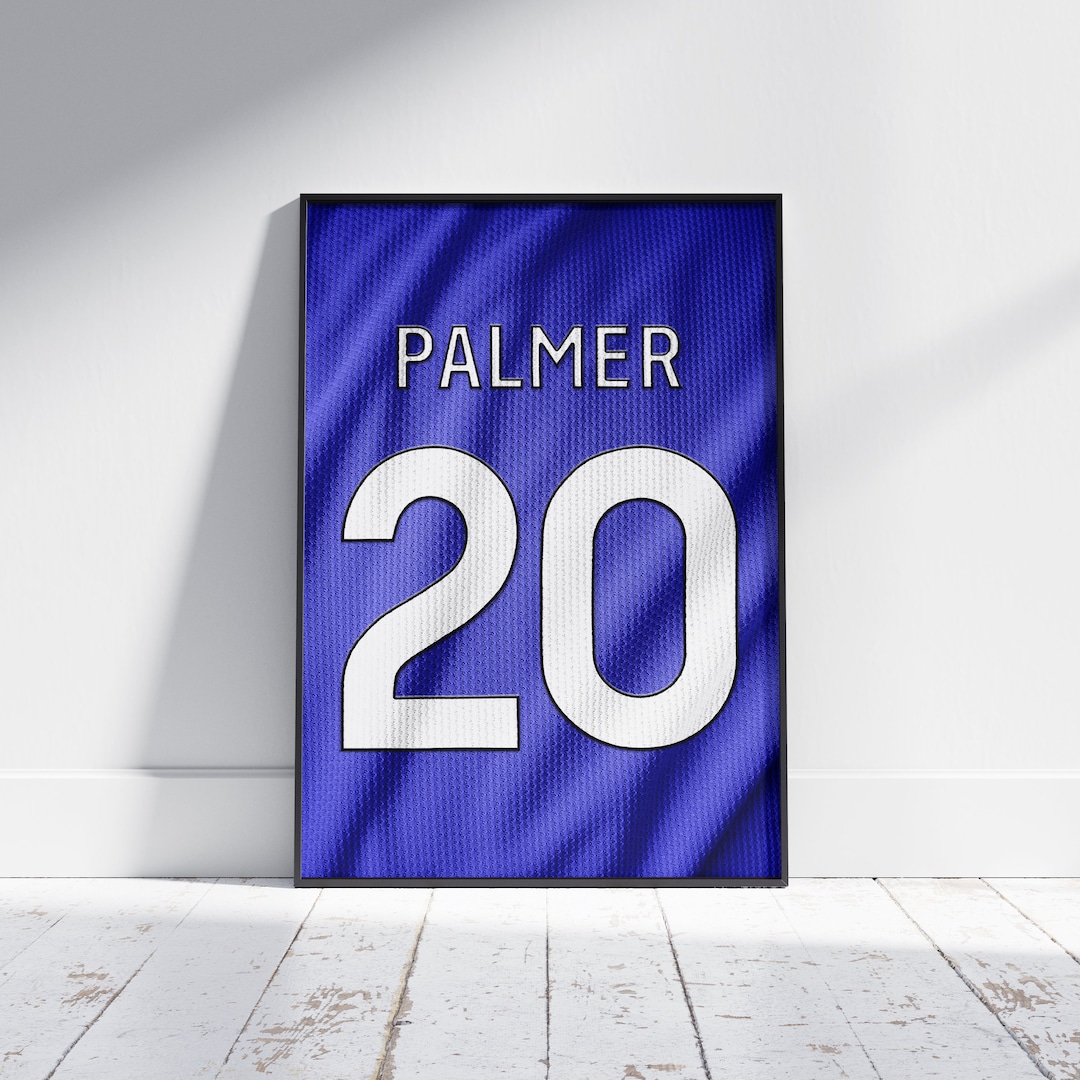 Cole Palmer Football soccer Player Jersey 3D Looking Poster Poster or ...