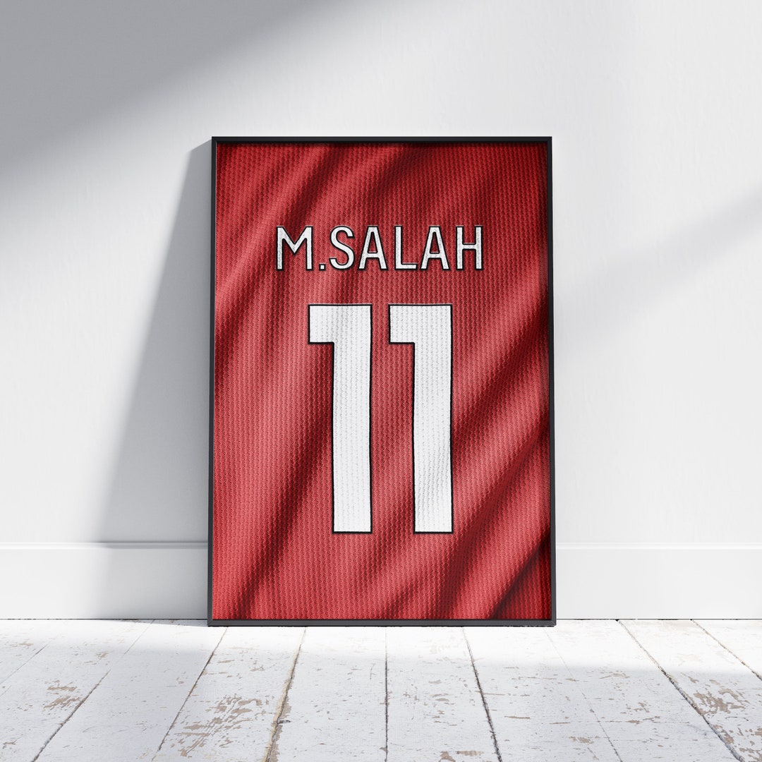 Mohamed Salah - Football (soccer) Player Jersey 3D Looking Poster ...