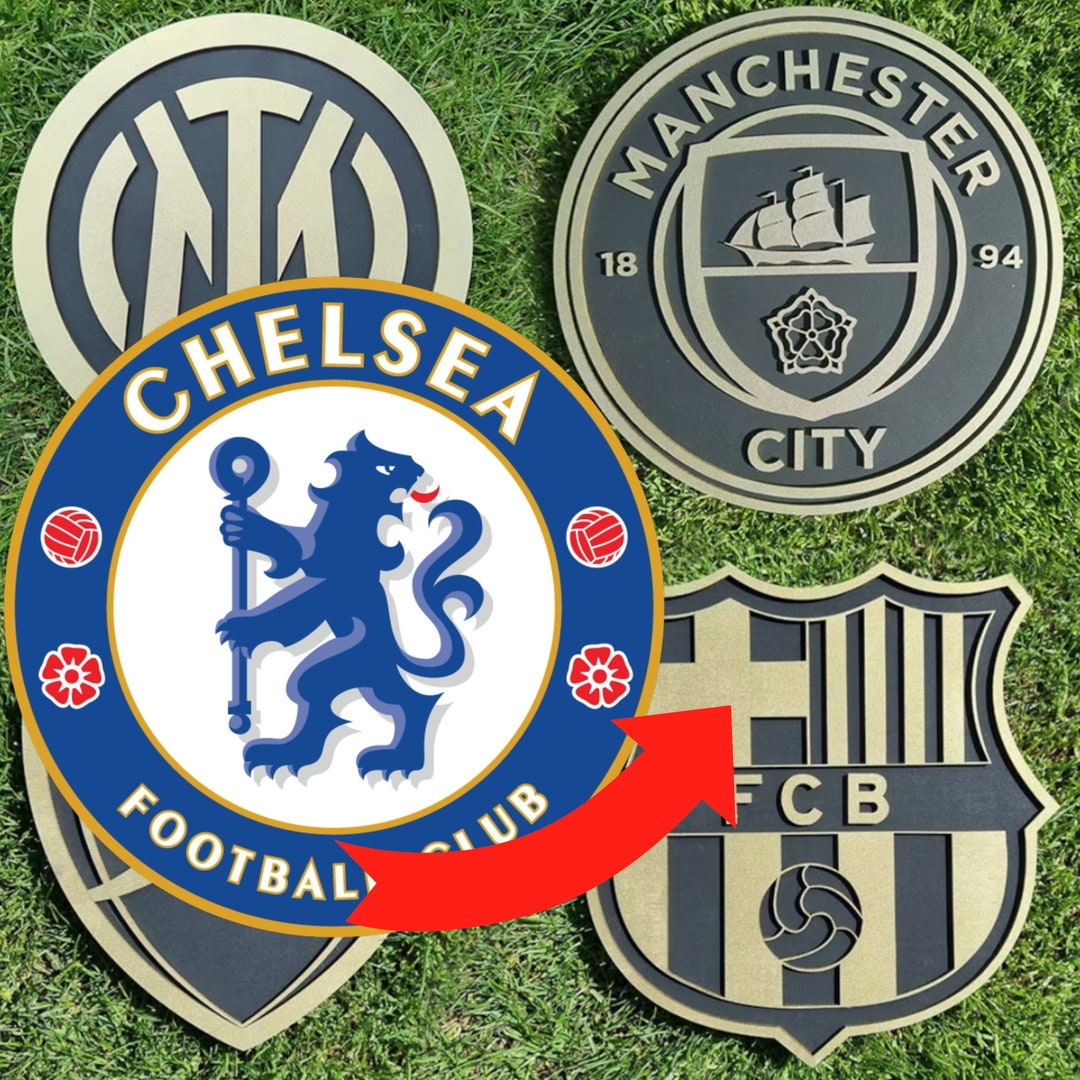 Logotipo del escudo del club de fútbol Chelsea como decoración - Etsy ...