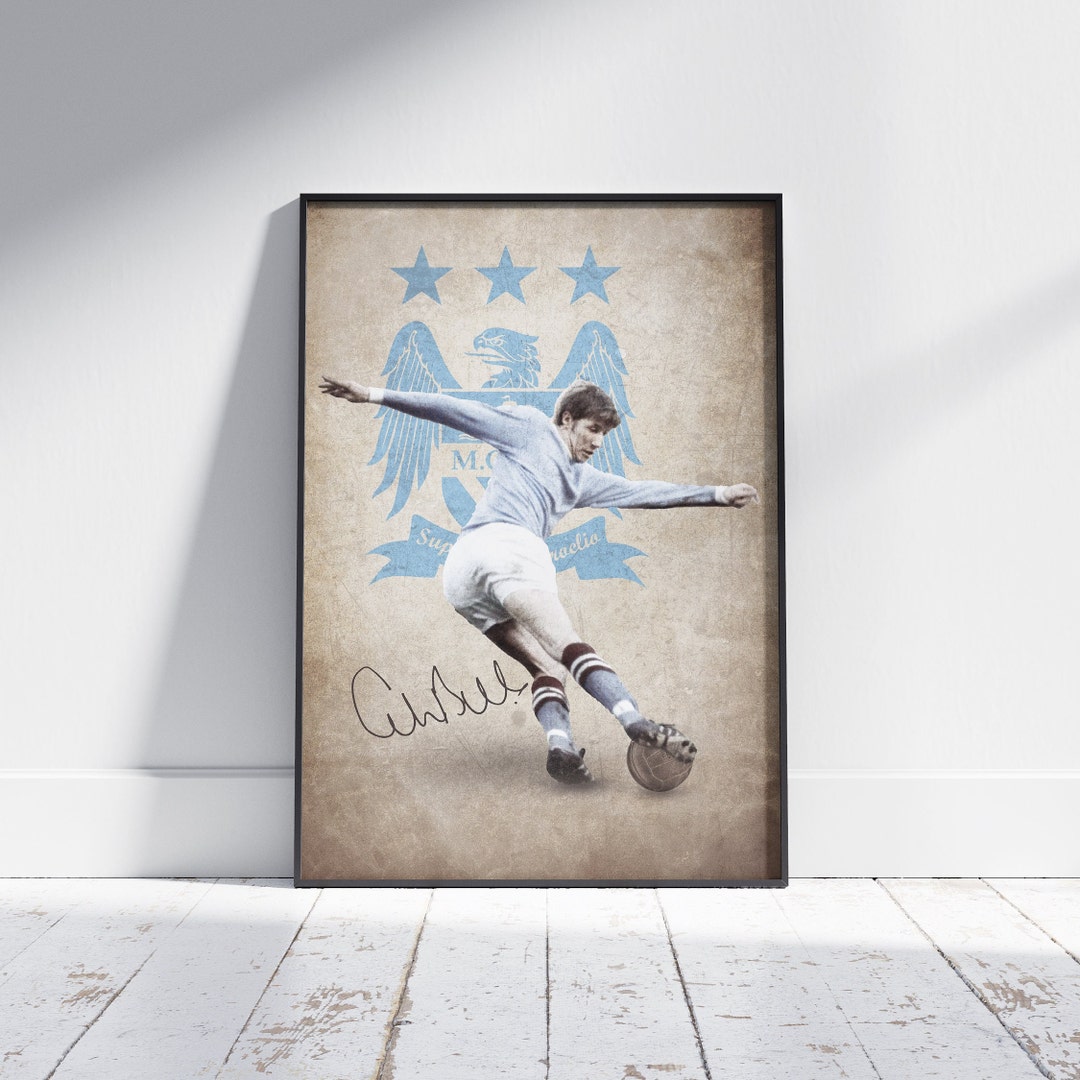 Colin Bell - Retro Memorablia With Signature | Poster or Framed - Etsy