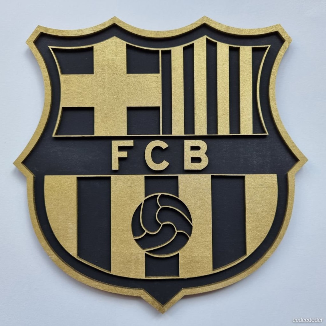 FC Barcelona Football Club Crest Logo as a Wall Decoration - Etsy