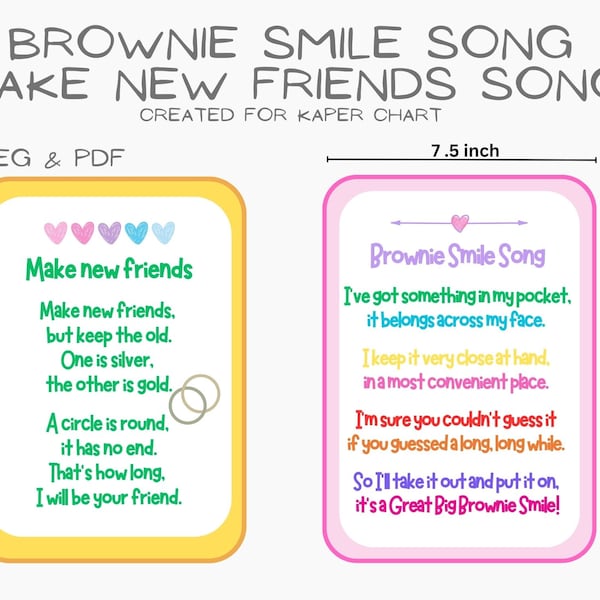 Brownie Girl Scout Poster - Etsy