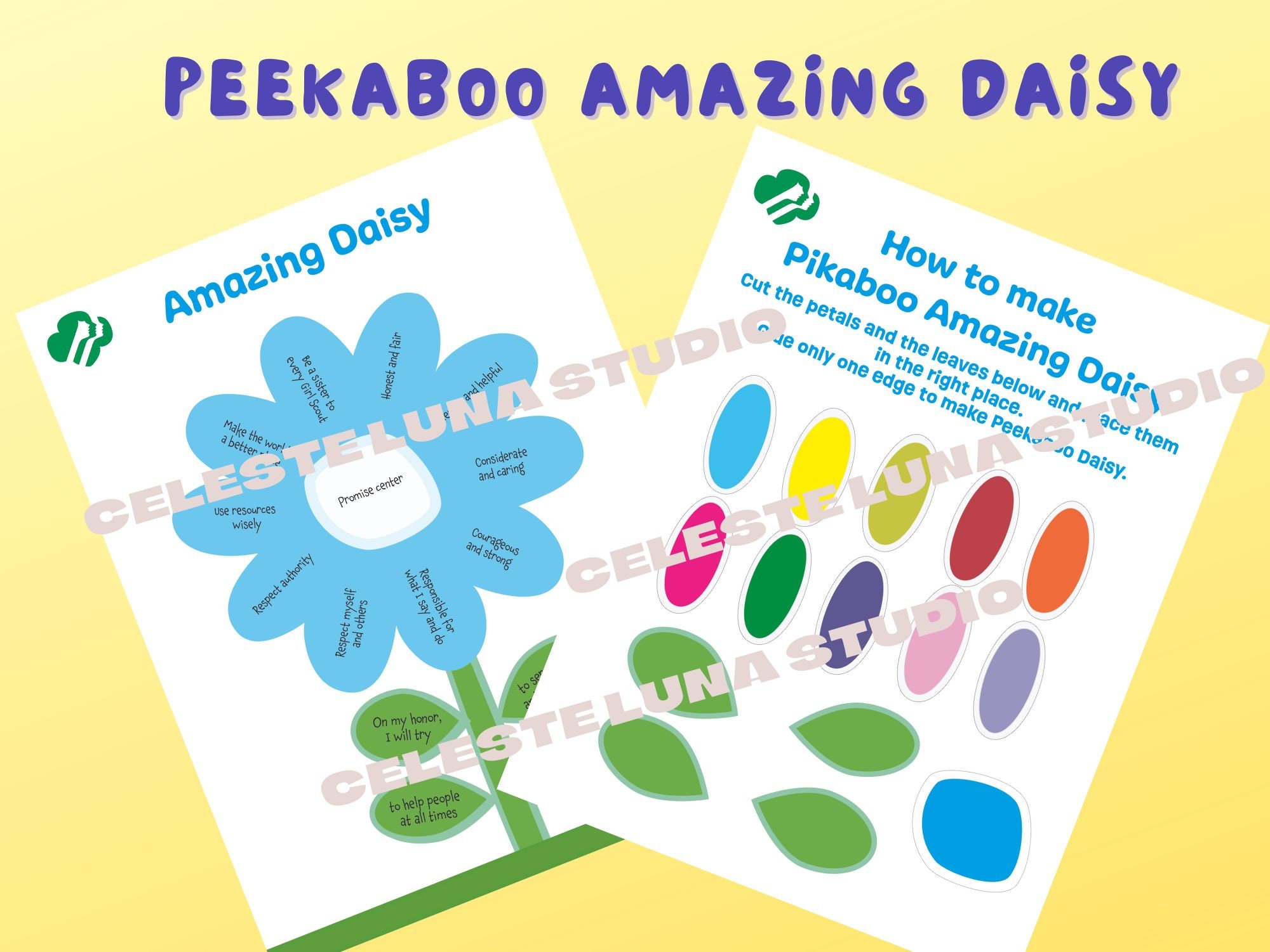 Daisy Scout Petal Ideas