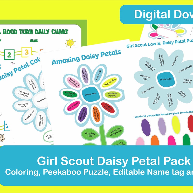 Girl Scout Daisy - Etsy