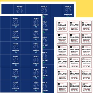 World Thinking Day (feb 22nd) SWAP, Girl Scout - Passport and Stamp ...