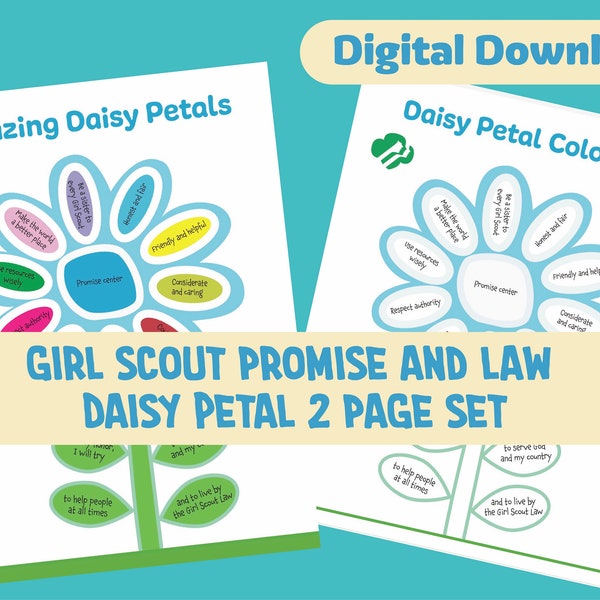 Girl Scout Printable - Etsy