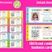 Girl Scout Cookie Business Card With QR Code or Girl Scout - Etsy