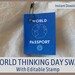 World Thinking Day feb 22nd SWAP Girl Scout Passport and | Etsy