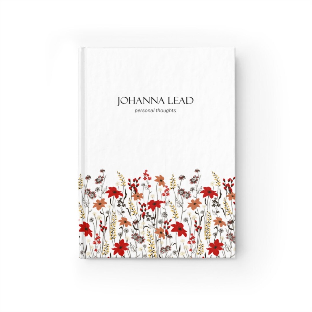 Pressed Flower Garden | Journal for Adult | Lined Paper Journal ...