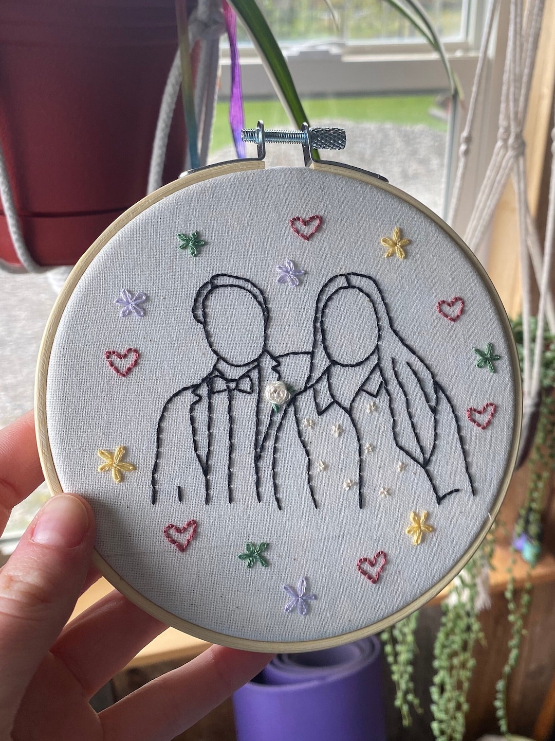 Custom Embroidery Photo to Embroidery Finished Embroidery Hoop - Etsy