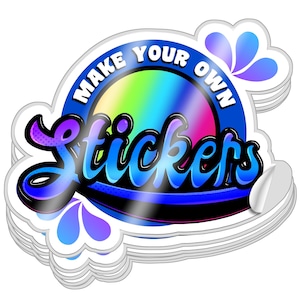 Custom HEAVY DUTY VINYL Stickers - Bulk Durable Promax Die Cut Decals ...