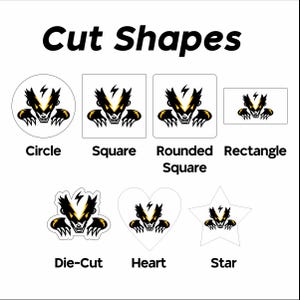 Custom HEAVY DUTY VINYL Stickers - Bulk Durable Promax Die Cut Decals ...