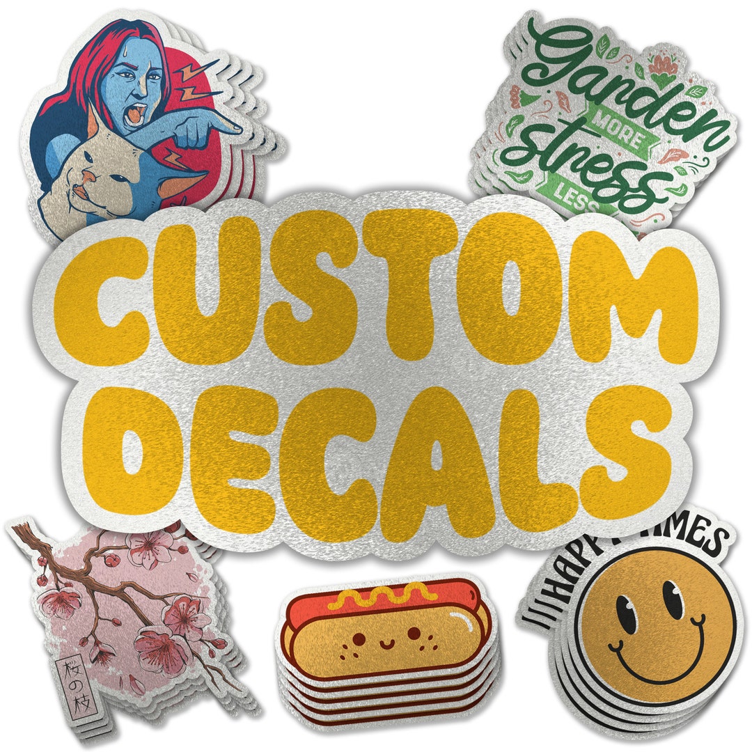 Custom REFLECTIVE STICKERS - Individually Die Cut Decals for Fun ...