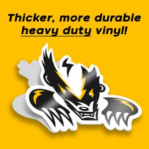 Custom HEAVY DUTY VINYL Stickers - Bulk Durable Promax Die Cut Decals ...