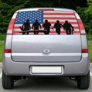 CUSTOM Rear Car Window 60/40 Perforated Decal - CUSTOM SIZE - One-way ...