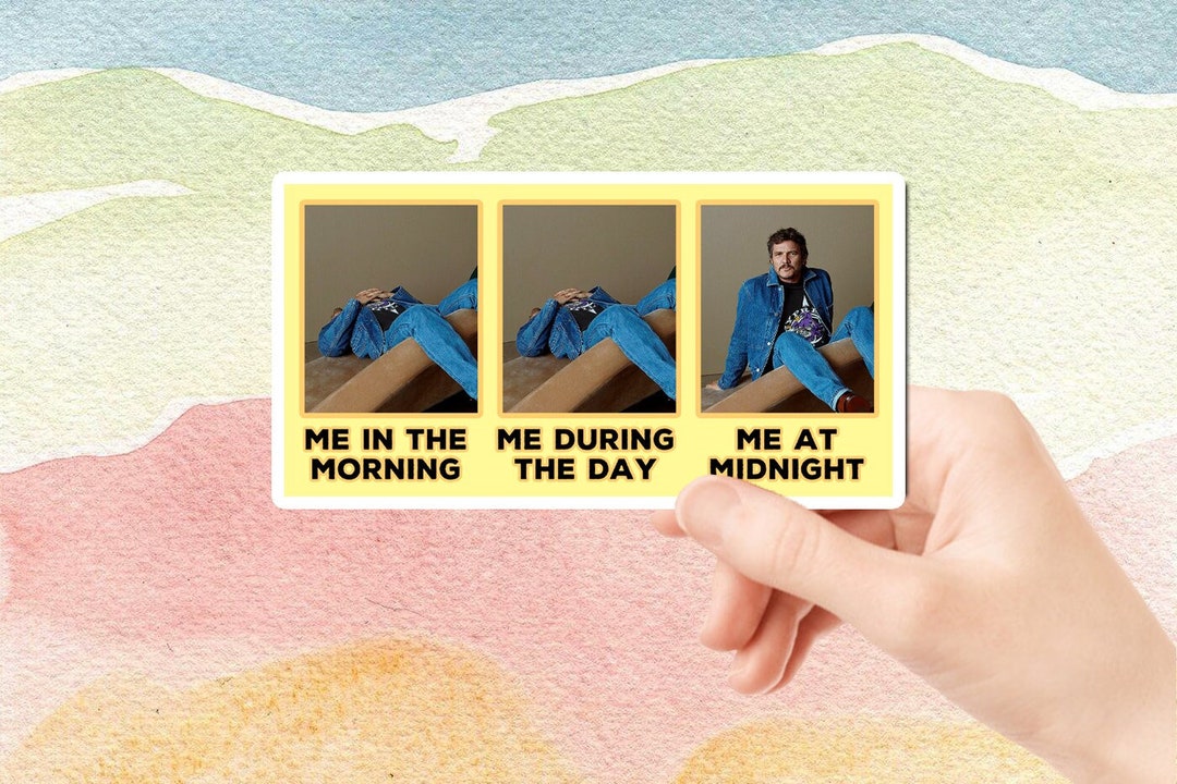 Pedro Pascal Sticker, Funny Pedro Sticker, Laptop Decal, Fan Gift ...