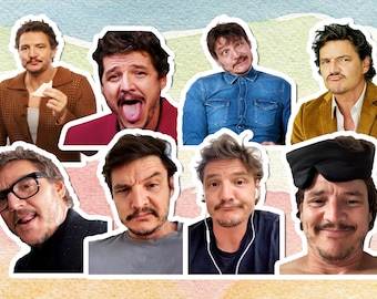 Pedro Pascal Sticker Pack - Etsy