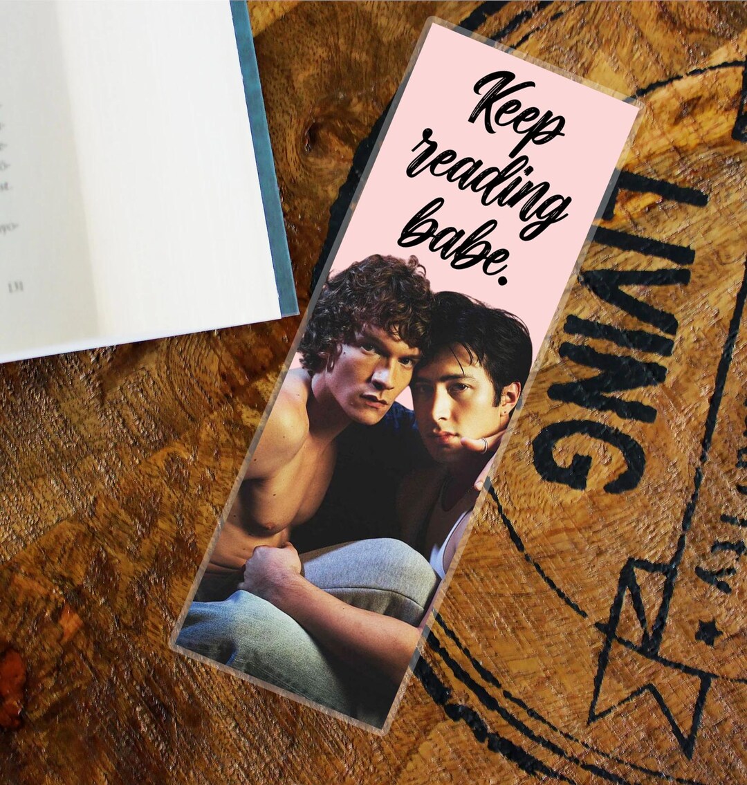Connor Storrie & Hudson Williams Bookmark, Laminated Glossy Page Holder ...