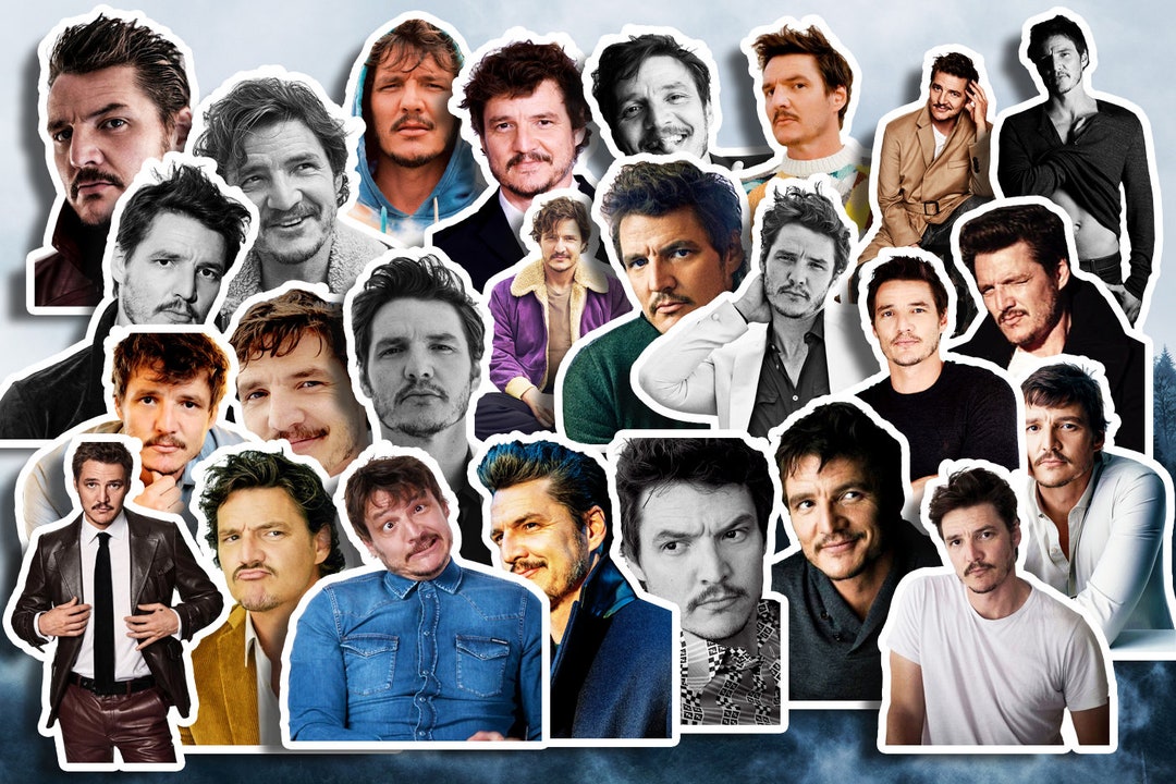 Pedro Pascal Sticker, Laptop Decal, Fan Gift, Pedro Pascal Merchandise ...