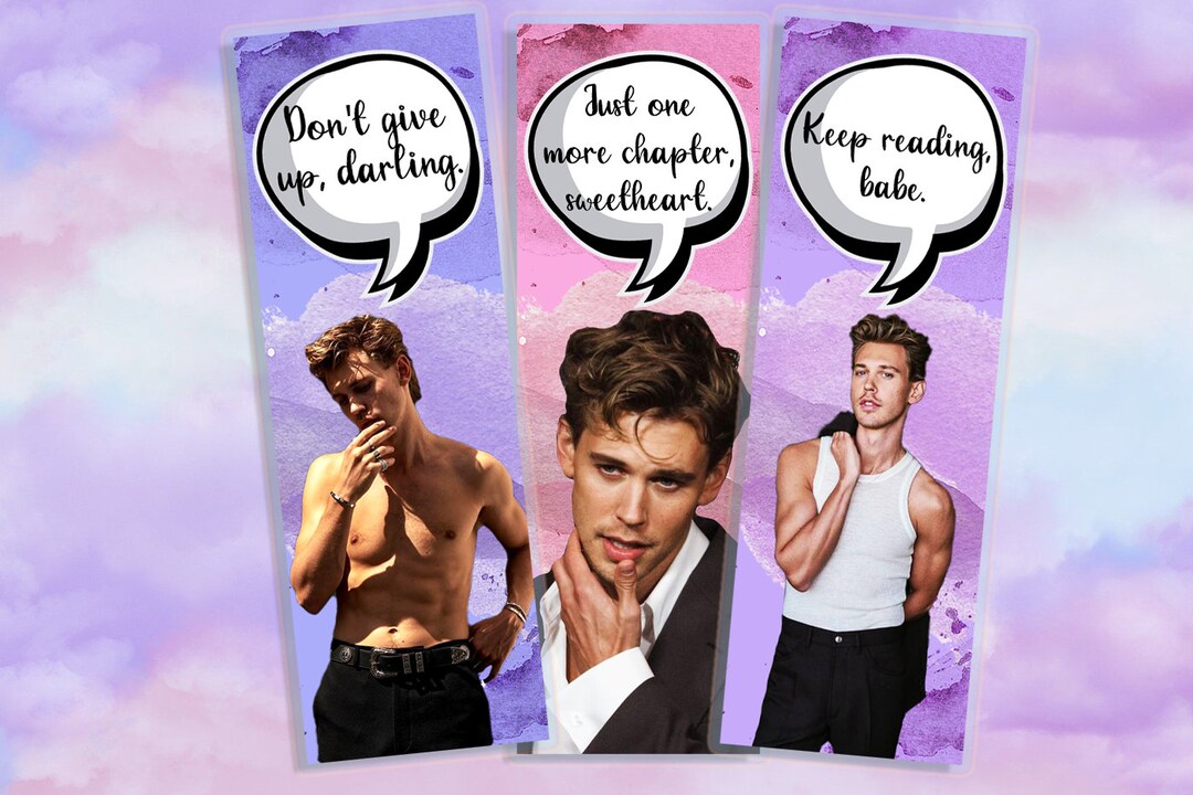 Austin Butler Bookmarks, Austin Butler Inspired Bookmark, Handmade Book ...