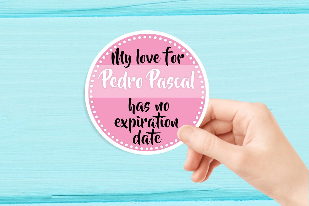 Pedro Pascal Sticker, Laptop Decal, Fan Gift, Pedro Pascal Merchandise ...