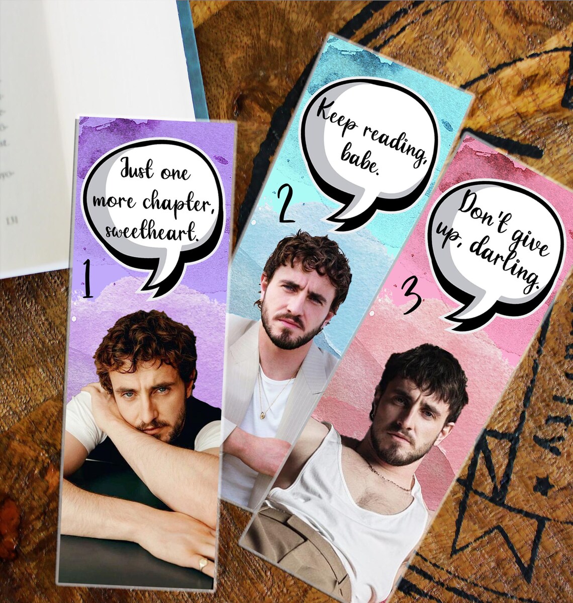Paul Mescal Bookmarks - Etsy