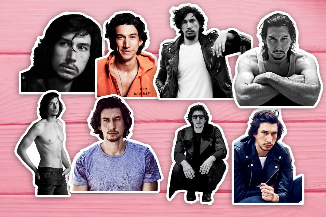 Adam Driver Stickers, Glossy, Waterproof, Vinyl Stickers, Adam Driver ...