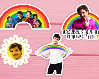 Pedro Pascal Sticker Pack - Etsy
