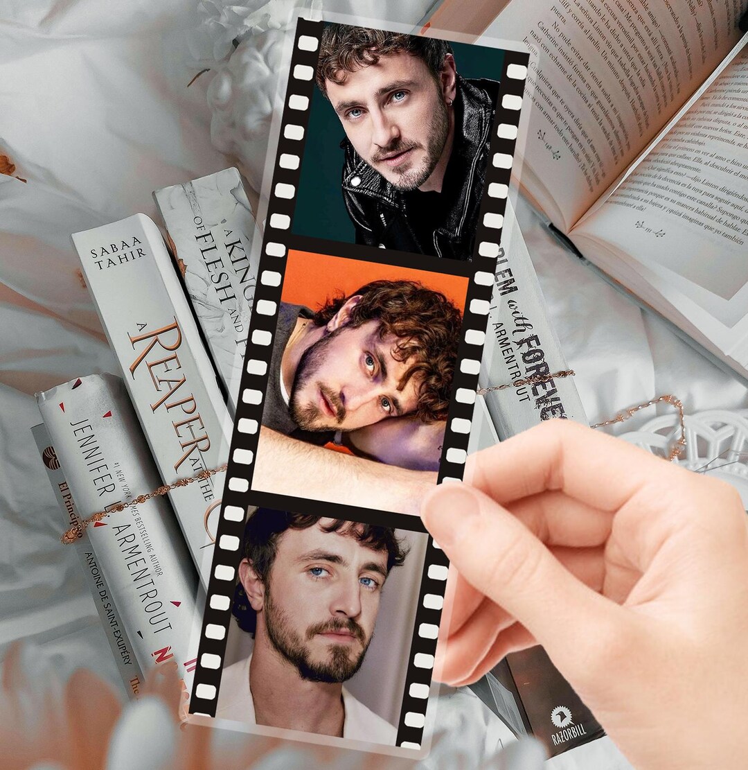 Paul Mescal Bookmark, Photobooth Laminated Glossy Page Holder - Etsy