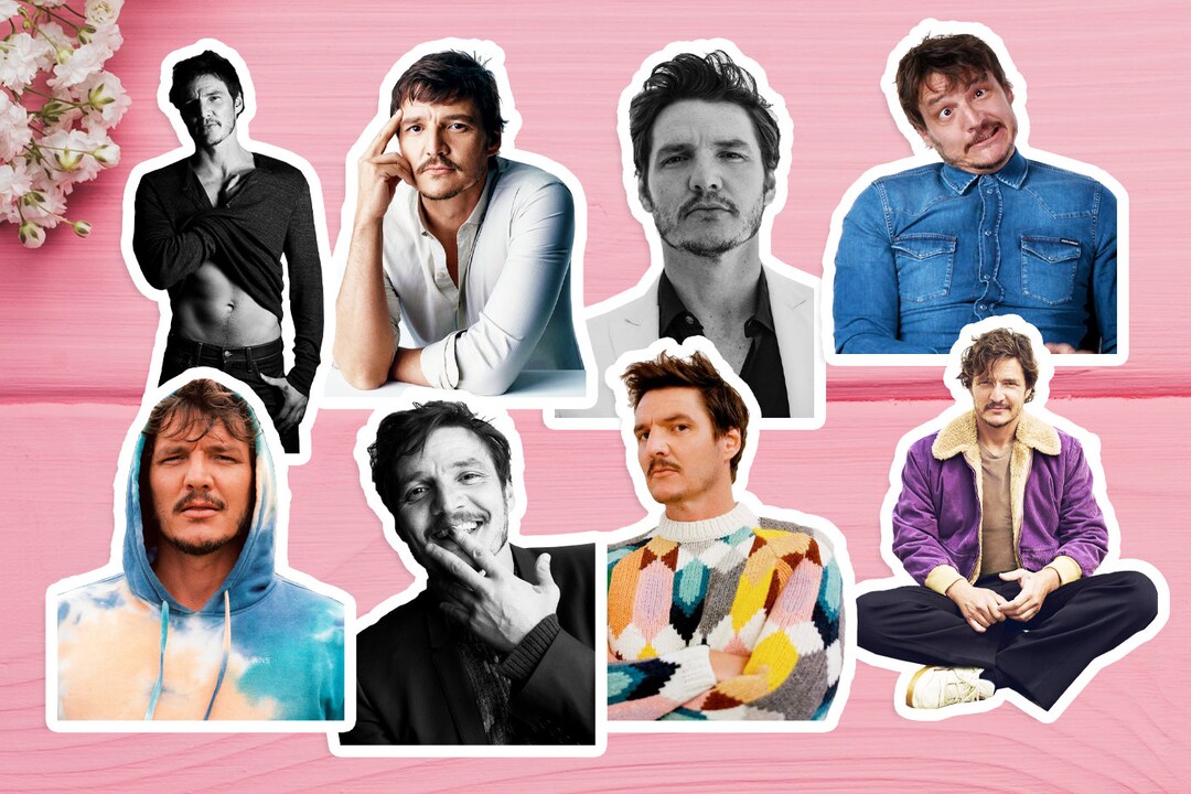 Pedro Pascal Sticker, Laptop Decal, Fan Gift, Pedro Pascal Merchandise ...