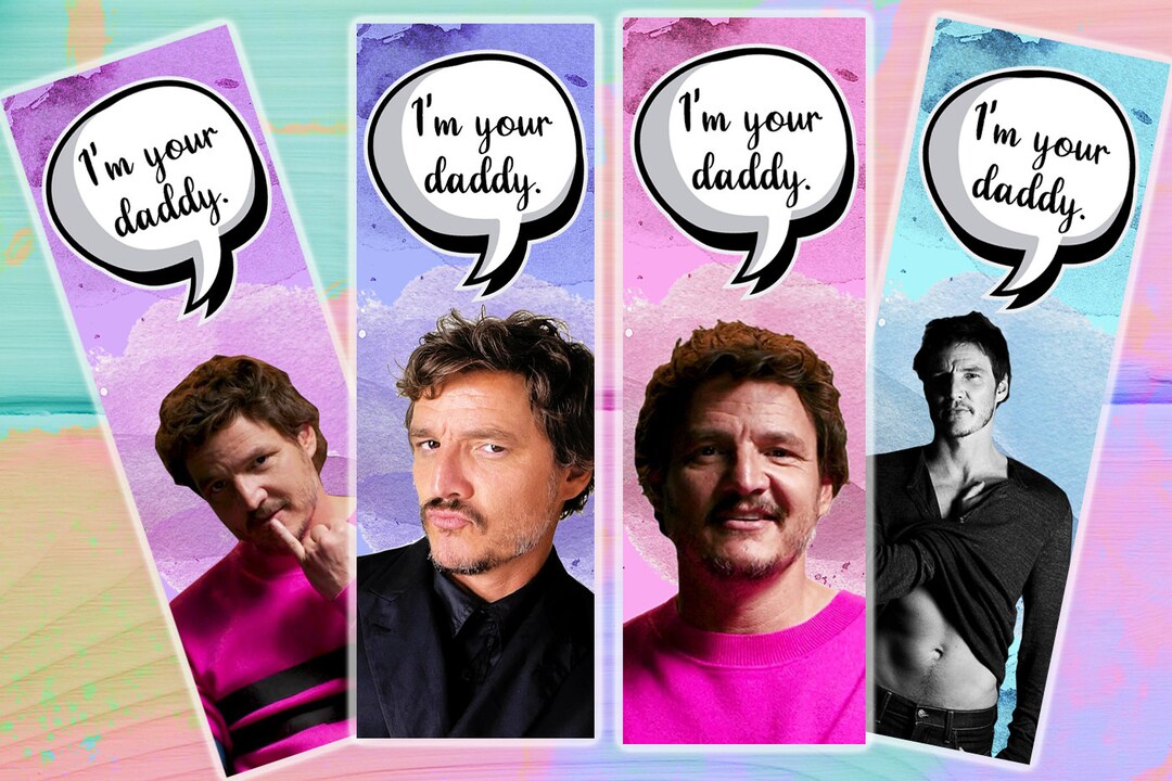 Pedro Pascal Bookmarks, Pedro Pascal Daddy Bookmarks - Etsy