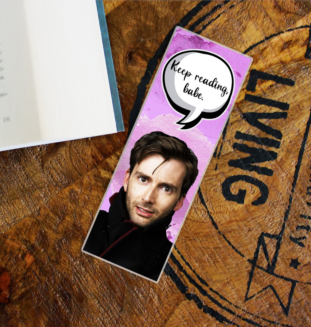 David Tennant Bookmark - Etsy