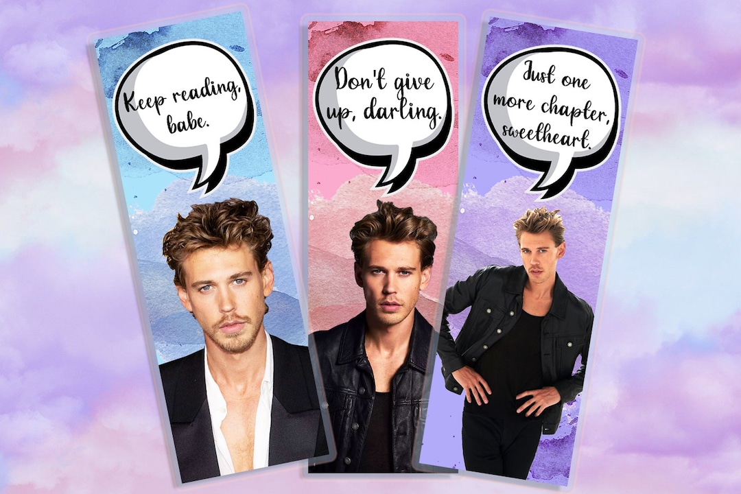 Austin Butler Bookmarks, Austin Butler Inspired Bookmark, Handmade Book ...