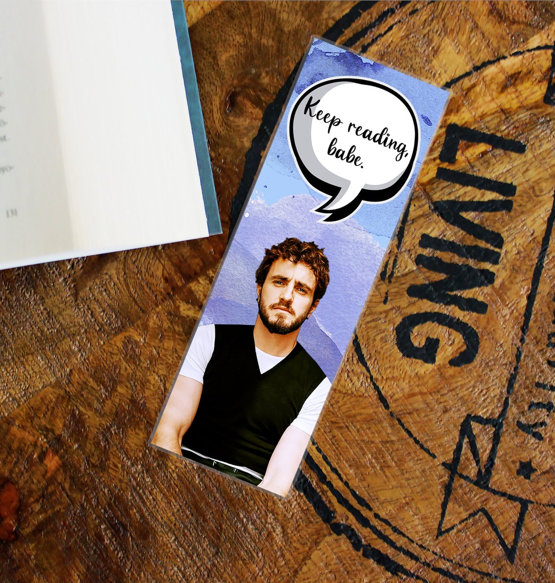 Paul Mescal Bookmark, Glossy Laminated Book Page Holder - Etsy