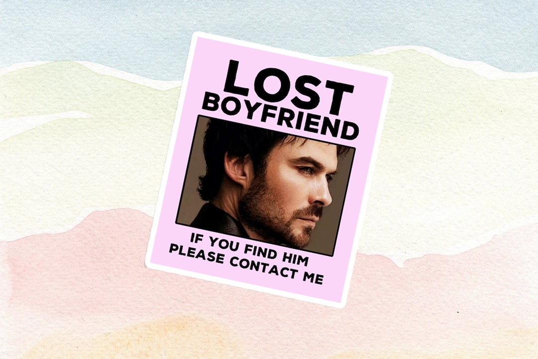 Ian Somerhalder Lost Boyfriend Sticker, Laptop Decal, Fan Gift, Ian ...