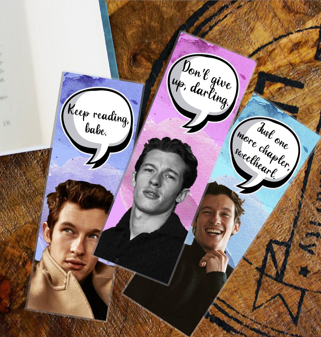 Callum Turner Bookmarks, Callum Turner Inspired Bookmark, Handmade Book ...