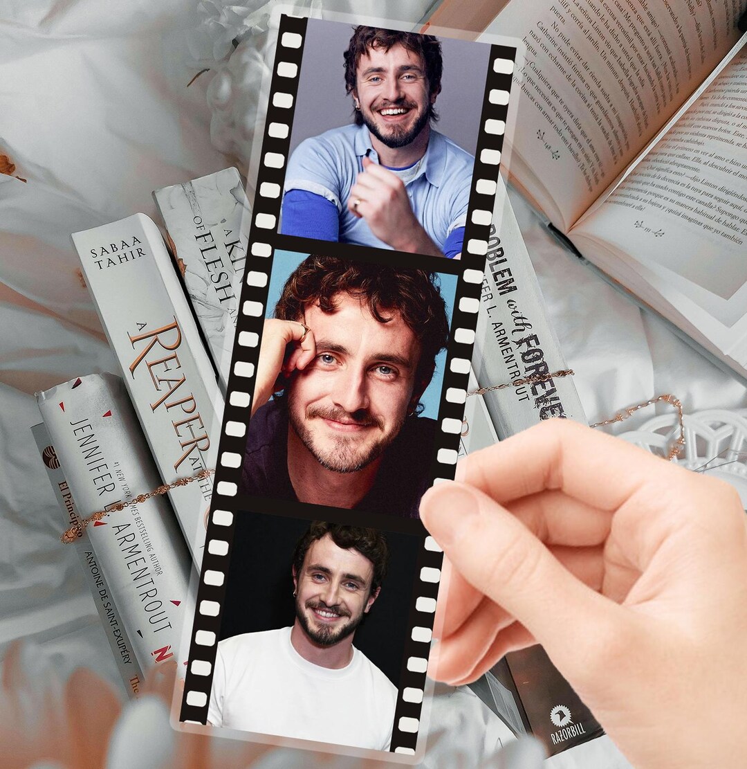 Paul Mescal Bookmark, Photobooth Laminated Glossy Page Holder - Etsy