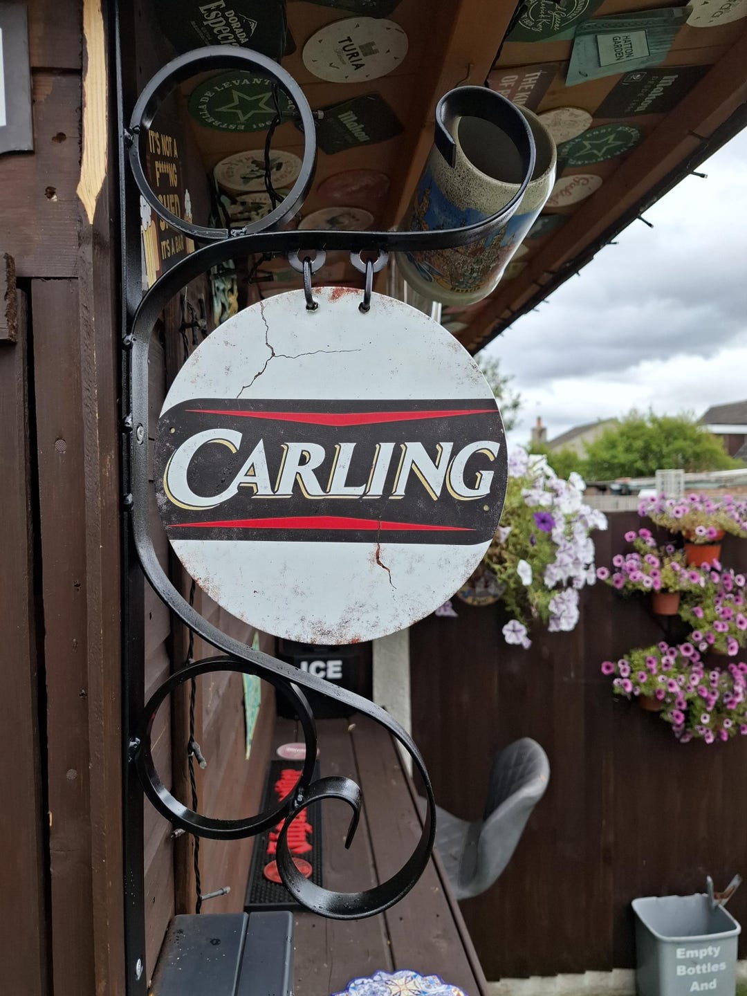 Carling and Others Pub Sign and Bracket - Etsy