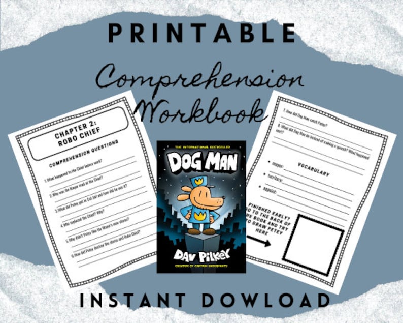 Dog Man (book 1) Comprehension Questions (commercial Use) - Etsy