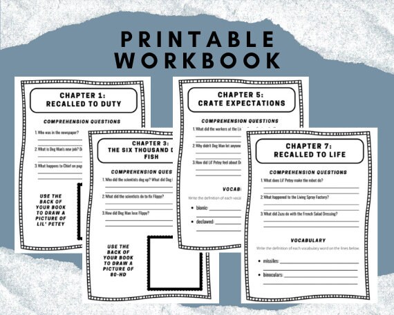 Dog Man A Tale of Two Kitties (book 3) Comprehension Questions ...