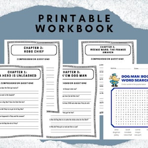 Dog Man (book 1) Comprehension Questions (commercial Use) - Etsy