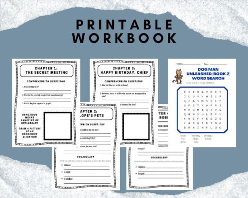Dog Man Unleashed (book 2) Comprehension Questions (commercial Use) - Etsy