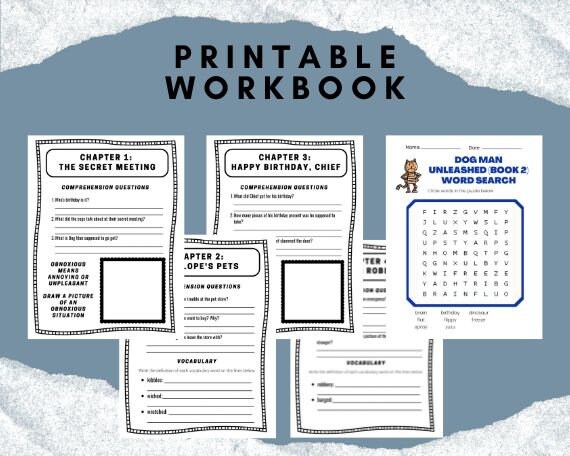 Dog Man Unleashed (book 2) Comprehension Questions (commercial Use) - Etsy