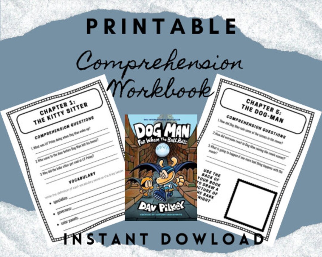 Dog Man for Whom the Ball Rolls (book 7) Comprehension Questions ...