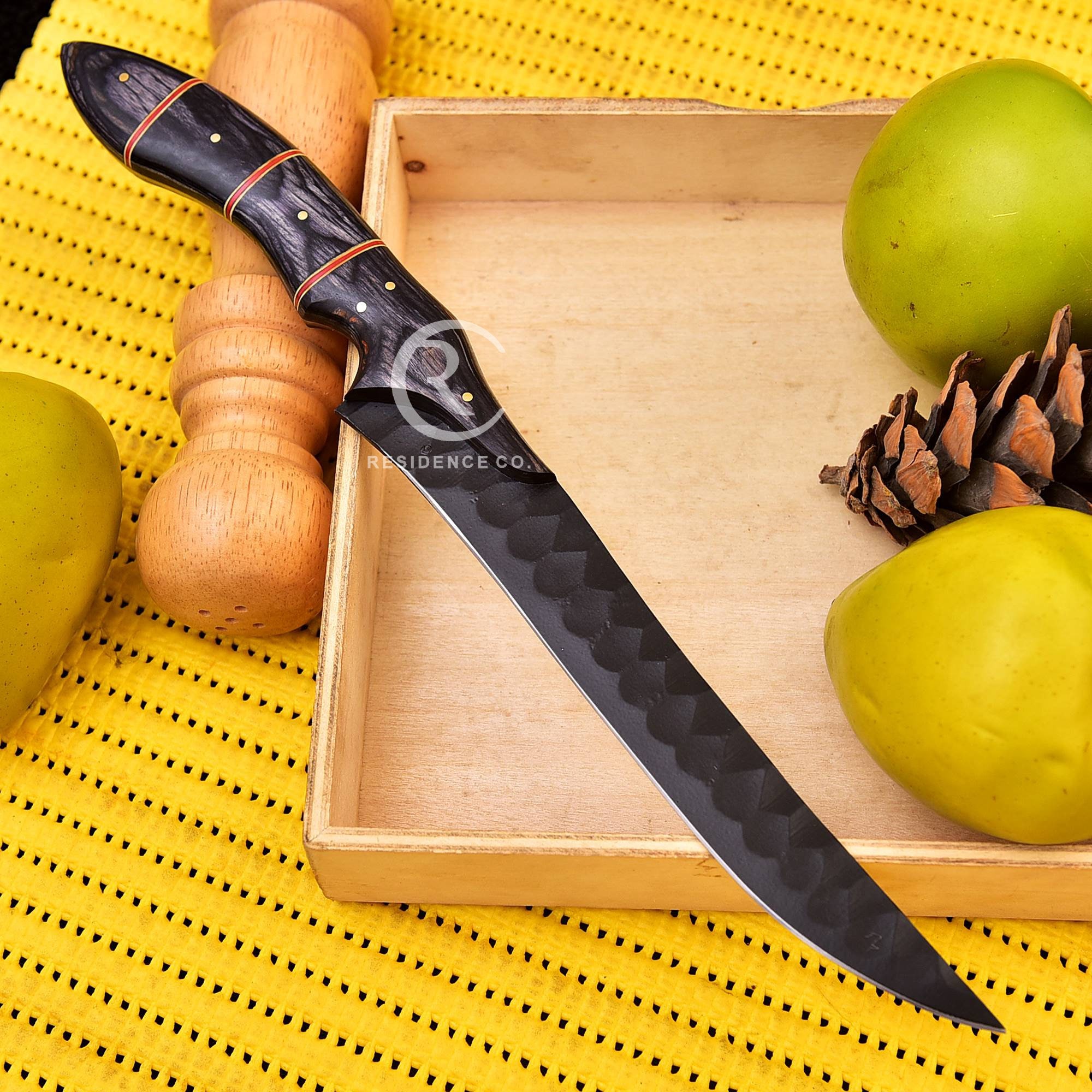 Carbon Steel Fillet Fishing Knife, Handmade Fillet Knife, Kitchen Knife ...