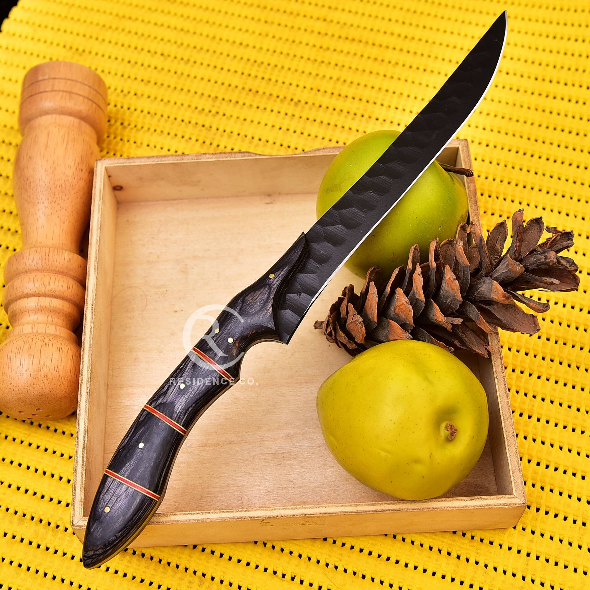 Carbon Steel Fillet Fishing Knife, Handmade Fillet Knife, Kitchen Knife ...