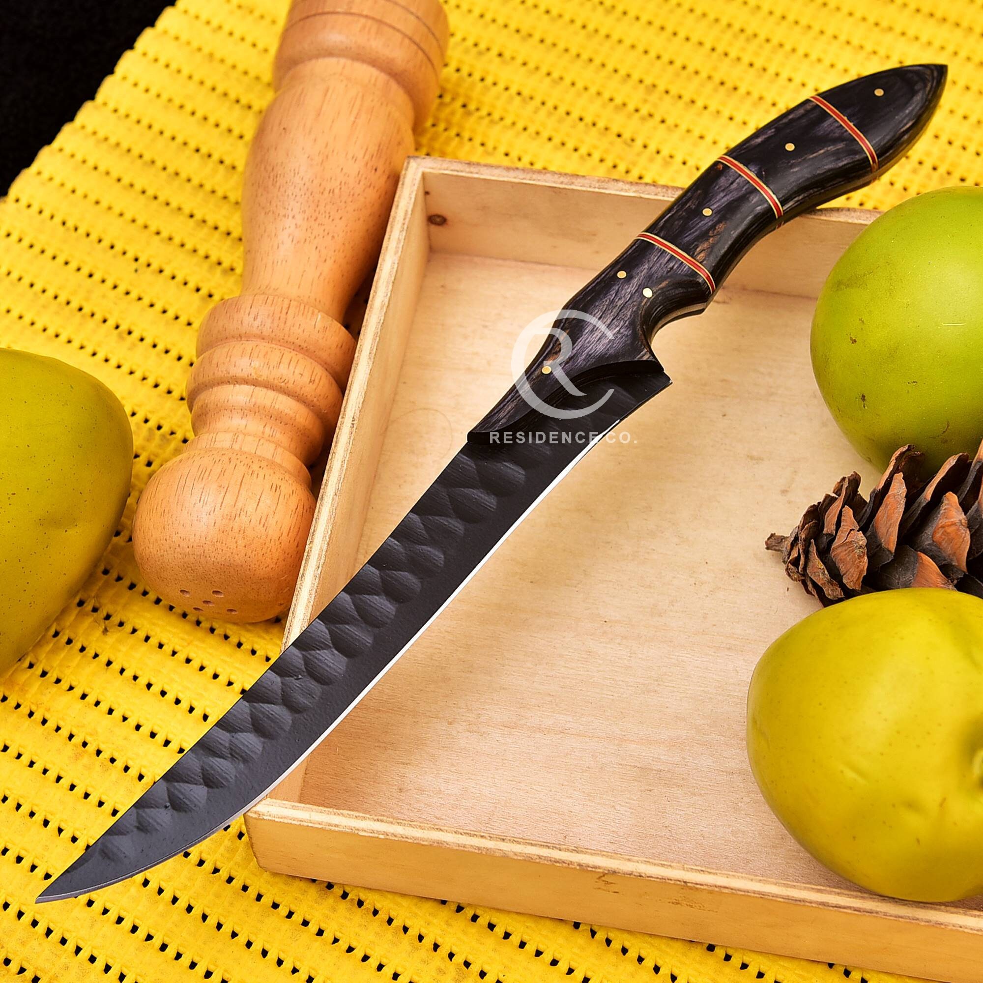 Carbon Steel Fillet Fishing Knife, Handmade Fillet Knife, Kitchen Knife ...