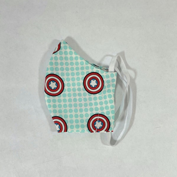 Captain America Face Mask - Etsy
